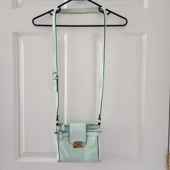 Merona | Bags | Merona Mint Triple Compartment Crossbody Bag | Poshmark